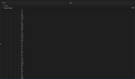 Notebooks Long Output In Diff View Has No Scroll Bar · Issue 134142