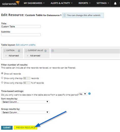 how to create a web based report for a universal device poller undp