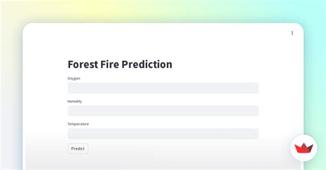 Forestfirepredict · Streamlit