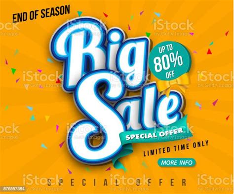 판매 배너 서식 파일 디자인 큰 판매 80까지 특별 한 슈퍼 판매 시즌 특별 할인 배너의 끝 벡터 일러스트 레이 션 세일에 대한 스톡 벡터 아트 및 기타 이미지 Istock