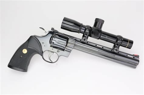 Scoped 8 Colt Python Hunter Revolver 357 Magnum