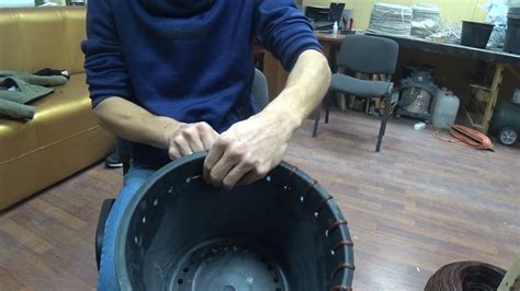 Плетем кашпо с косичкой своими руками эпизод №1 Youtube