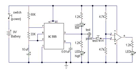 Simple Audio Amplifier Circuit Using 555 Timer Ic Circuit Diagram