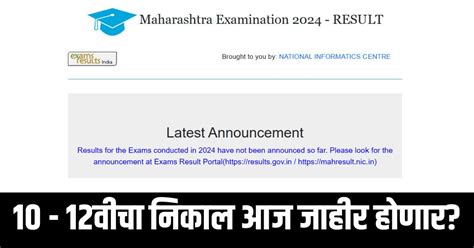 Hsc Result 2024 Date Maharashtra Board Mady Wynnie