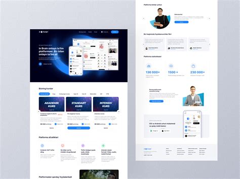 E Learning Landing By Mukhammaddiyor On Dribbble