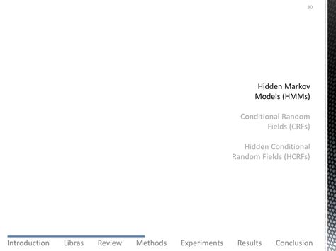 Ppt Fingerspelling Recognition With Support Vector Machines And Hidden Conditional Random