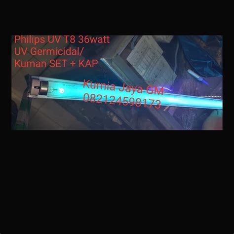 Jual Lampu Philips Uv Germicidal Watt T Philips Uv Kuman Steril Kap Set Shopee Indonesia