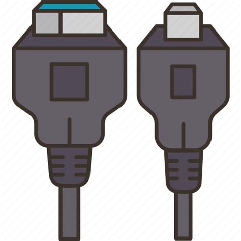 Micro Usb Cable Connector Data Icon Download On Iconfinder