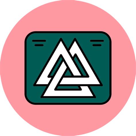 Valknut Generic Outline Color Icon