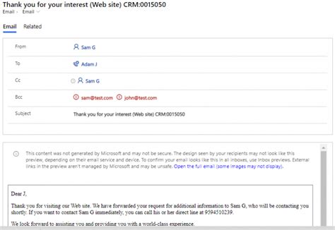 Power Automate Send An Email Using The Email Template