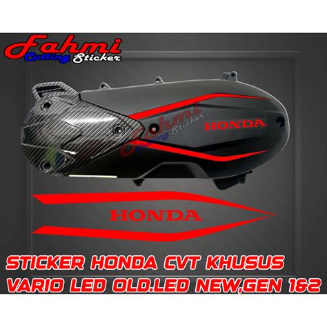 Jual Sticker Garnis Cvt Honda Vario Led Old Led New Shopee Indonesia
