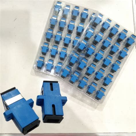 Jual Adapter Fiber Optik Sc Upc Barrel Sambungan Konektor Fiber Optic Shopee Indonesia