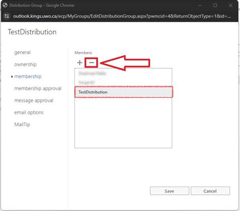 Manage Distribution List Members In Outlook Kings University College