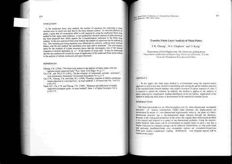 Pdf Transfer Finite Layer Analysis Of Thick Plates