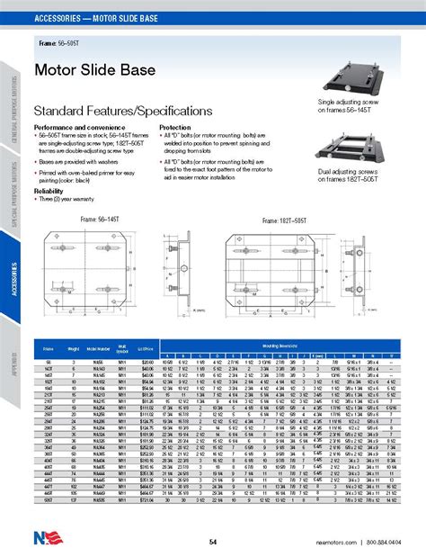 Nema Motor Base Dimensions At Frank Jimenez Blog