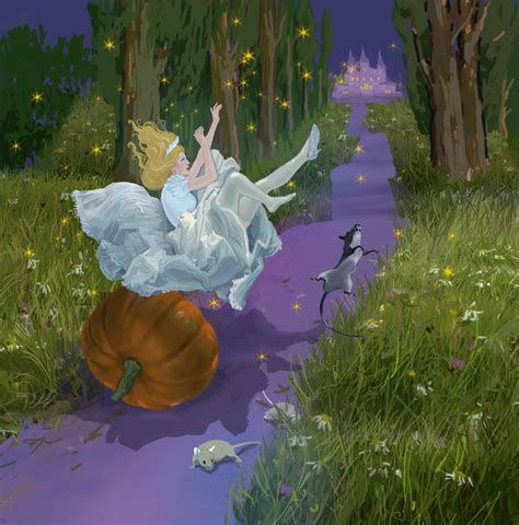 Иллюстрация иллюстрация к сказке Золушка в стиле