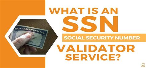 SSN Validator Services How They Work Why They Matter