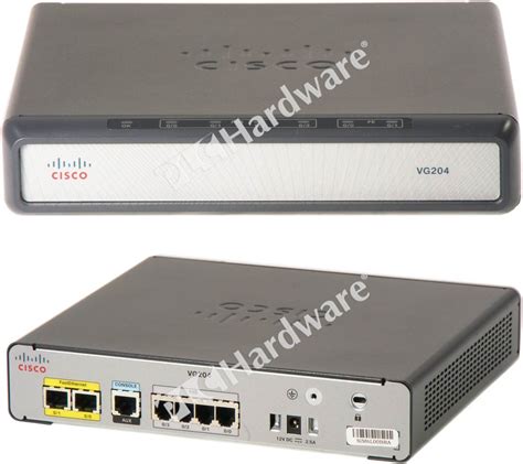 PLC Hardware Cisco VG204XM 4 Port FXS Analog Voice Gateway 2 10 100 RJ 11