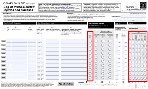 Osha Recordkeeping Forms And Examples