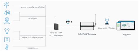 Modbus Rs485 Rs232 Dio Ai Pt100 Rtd To Lorawan Converter Iotnvr Usa