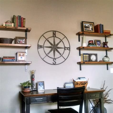 Three Posts Round Compass Wall Décor Reviews Wayfair Large Wall Decor Wood Wall Decor