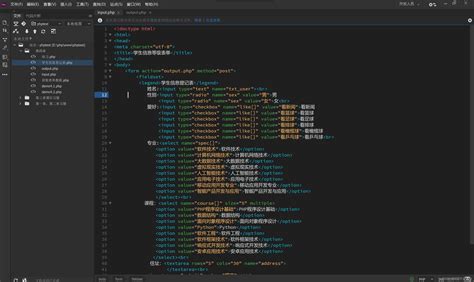php实现一个表单 学生信息登记表单 php表单个人信息 csdn博客