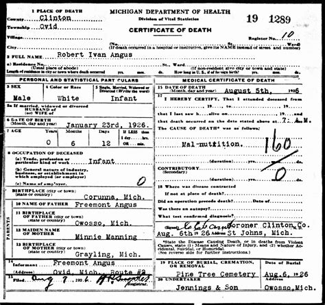 Robert Ivan Angus 1926 1926 Mémorial Find A Grave