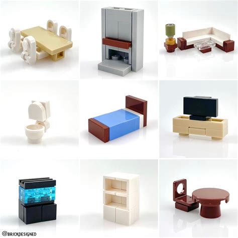 Tiny Furniture Lego Edition