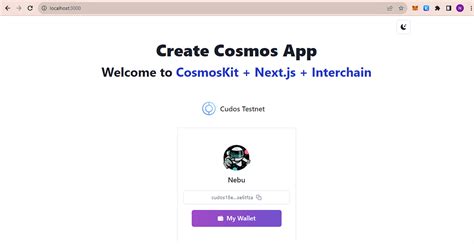 Modifying The Create Cosmos App Frontend Dapp To Send Cudos Token To
