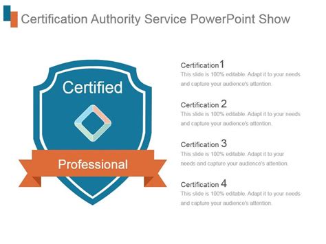 Certification Authority Service Powerpoint Show Presentation Powerpoint Images Example Of