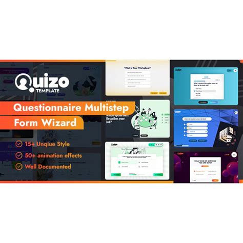 Jual Quizo Bootstrap Questionnaire Multistep Quiz Wizard Html