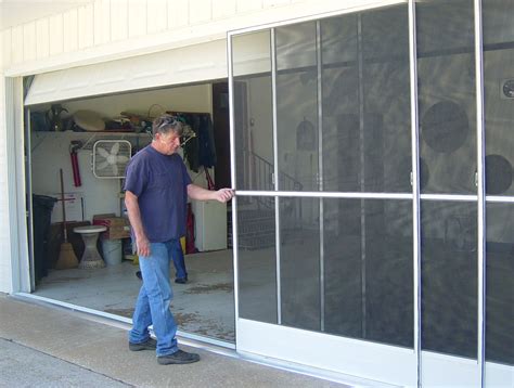 Diy Screen For Garage Door Diy Craft Ideas