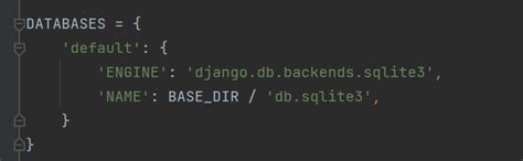 Как в django вместо стандартной базы данных db sqlite3 подключить