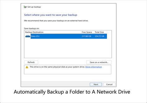 How To Automatically Backup Folder To Network Drive Windows 10