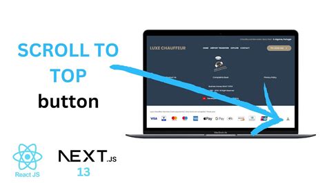Project Create A Full Next Js 13 Website Tailwind Scroll To Top