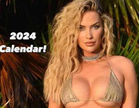 Paige Spiranac Calendar Photoshoot Hawtcelebs Off