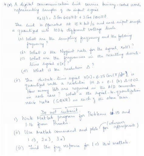 Solved 2 4 1 A Digital Communication Link Carries