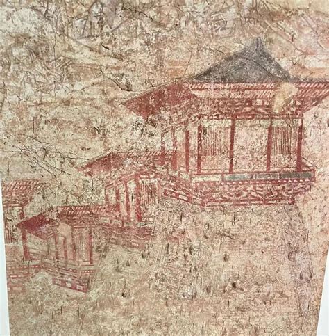 窥探唐朝的界画李重润墓壁画阙楼图