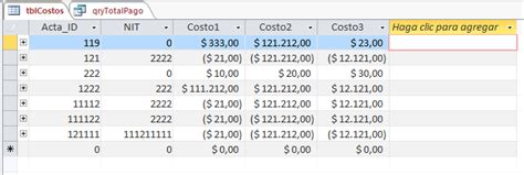 Access Vba How To Sum Columns Stack Overflow