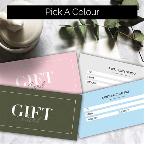 Printable Gift Voucher Downloadable Custom Gift Certificate Etsy Australia