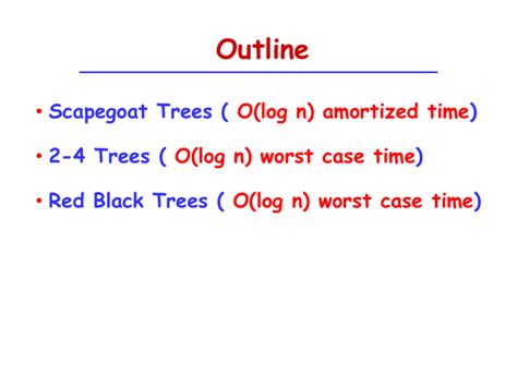 Scapegoat 2 4 Red Black Trees Data Structures Overview