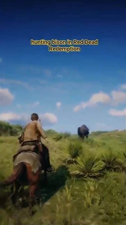 Hunting Bison In Rdr2 Pure Adrenaline Rdr2 Rdr2hunting Gamingshorts