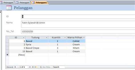 Combo Box Pada Ms Access