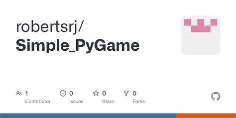 Github Robertsrj Simple Pygame