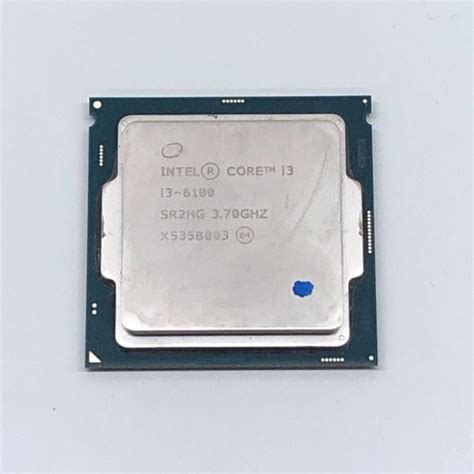 Intel Core i3 6100 3 70Ghz használt processzor CPU LGA1151 S
