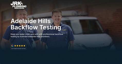 Backflow Testing JRK Plumbing