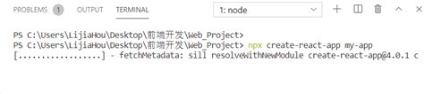 【react】使用国内镜像解决npx Create React App My App很慢的问题 光辉的顶点 博客园