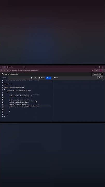 Reveres String Codinginterviewquestions Csharp Coding Reversestring Programming