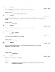 Wk 3 Chapter Quiz Answerd Question 1 1 Out Of 1 Points Which Of The
