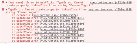 Vuejs V Data Table Error Cannot Create Property Isrootinsert With